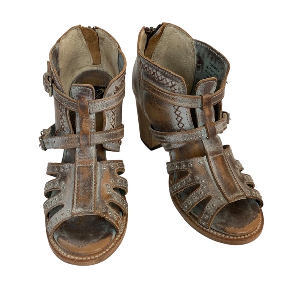 Freebird by Steven | Shoes | Freebird Conner Heeled Sandals Size 7 ...